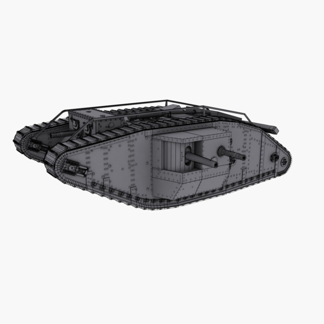 British Tank 3D Model - TurboSquid 1198674
