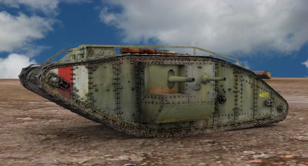 modelo 3d WW1 MkIV Tank - TurboSquid 1198674