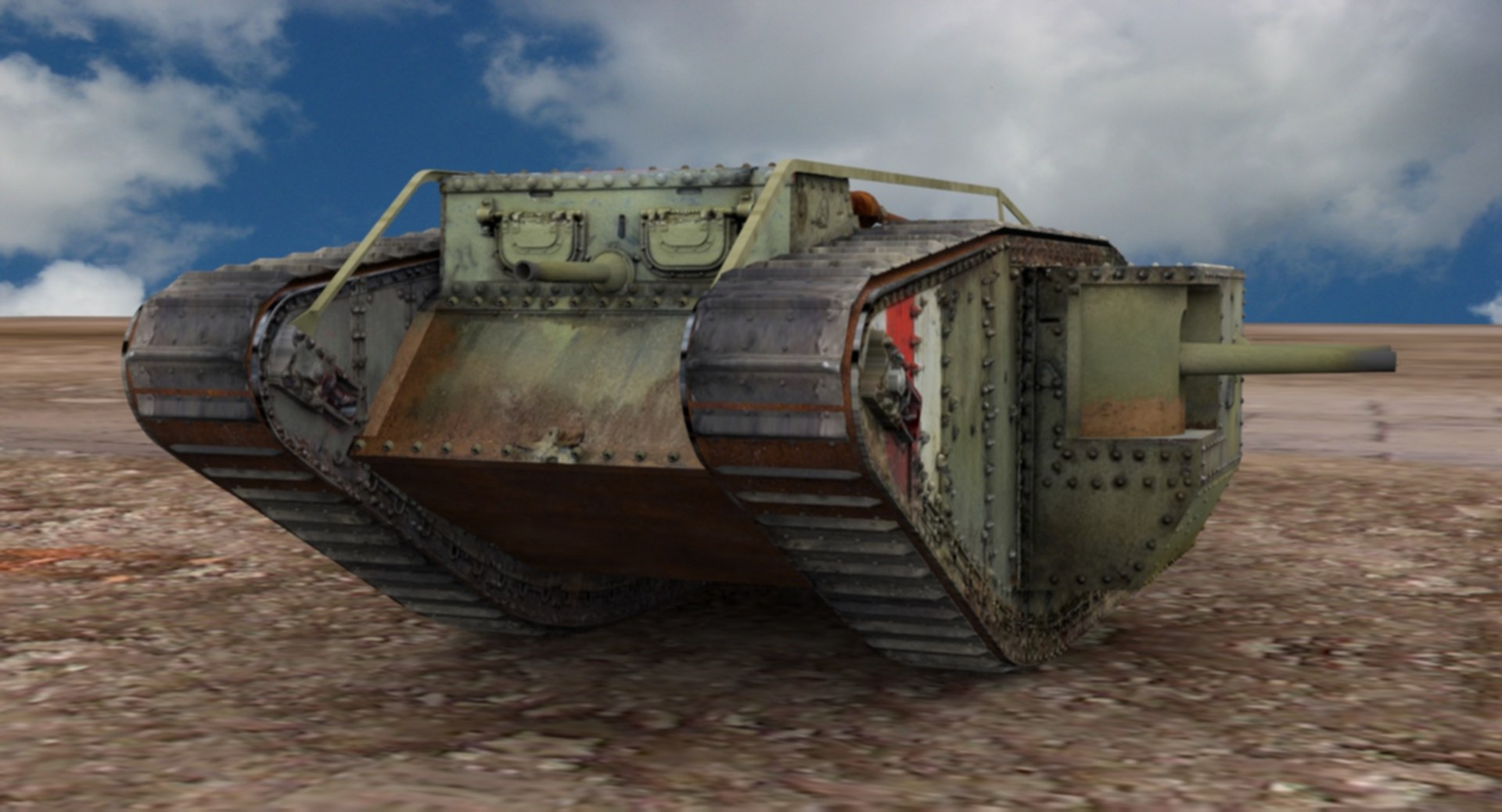 British Tank 3D Model - TurboSquid 1198674