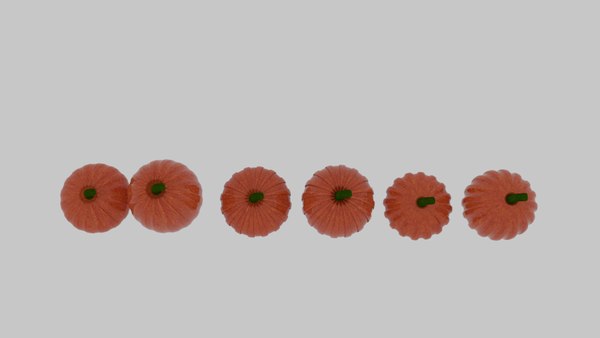 3d model pumpkin pack