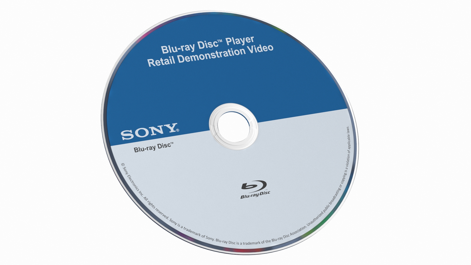 Sony Blu Ray Disc 3D Model - TurboSquid 1814917