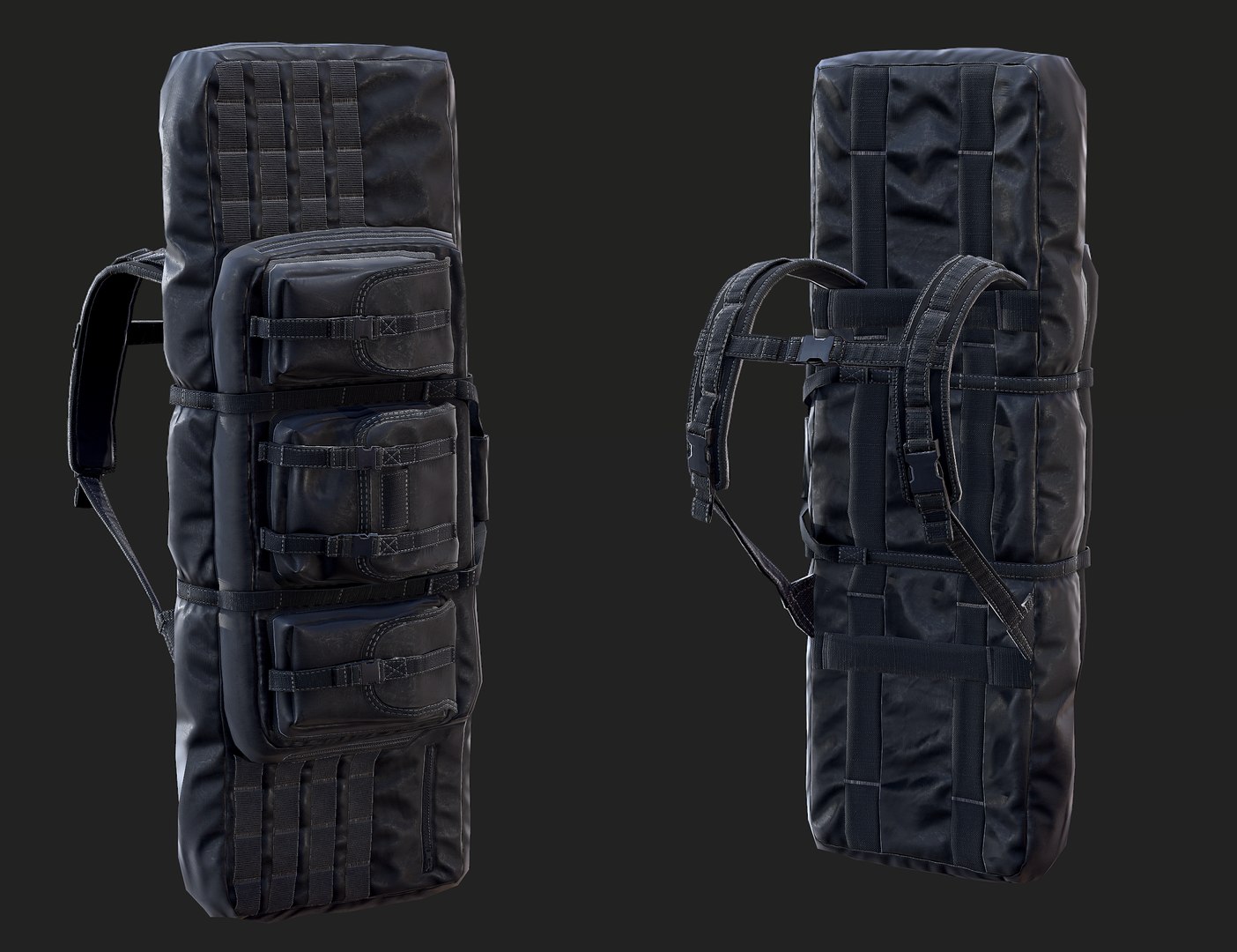 Tactical Weapon Bag Backpack 3D - TurboSquid 1603219