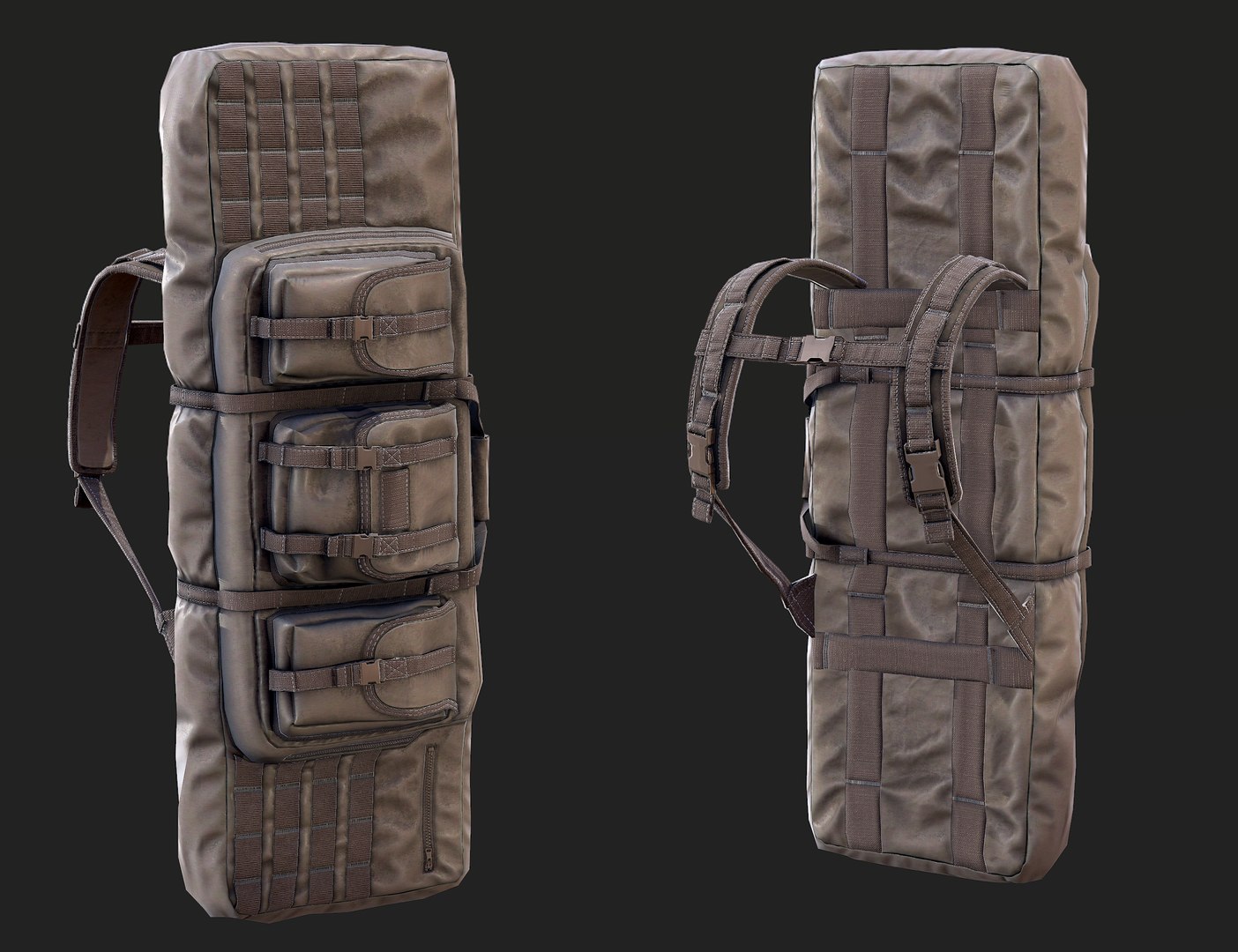 Tactical Weapon Bag Backpack 3D - TurboSquid 1603219