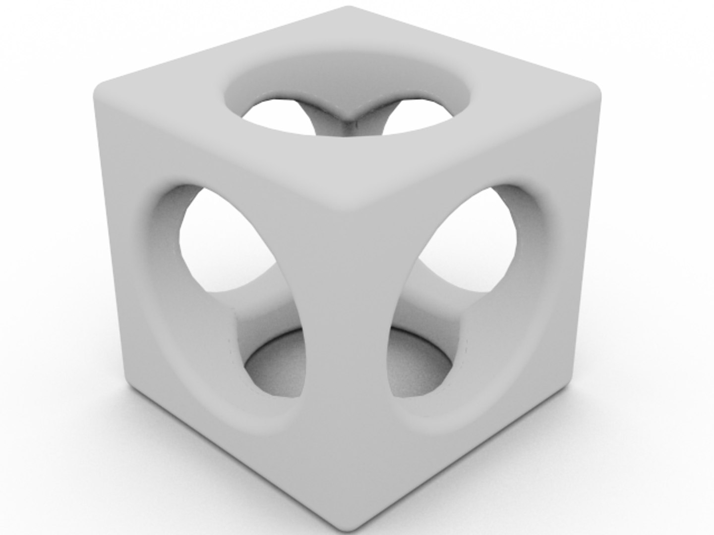 Free Cube 3d Model