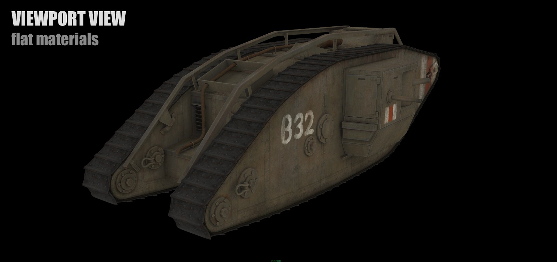 Mark Tank 3D Model - TurboSquid 1373628