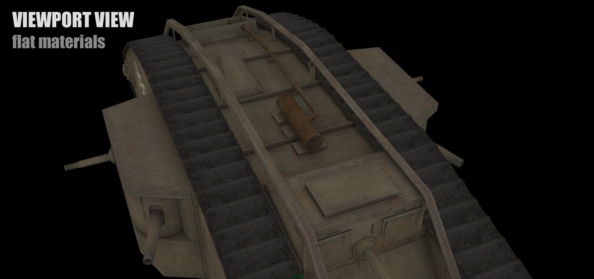 Mark Tank 3D Model - TurboSquid 1373628