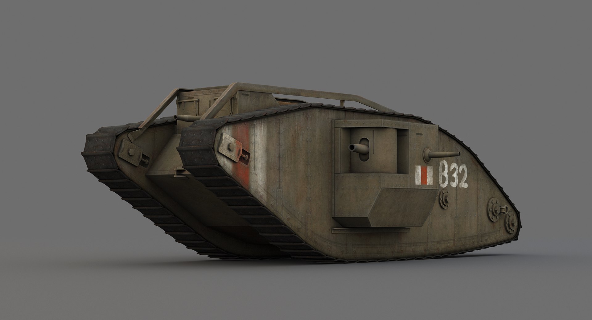 Mark Tank 3D Model - TurboSquid 1373628