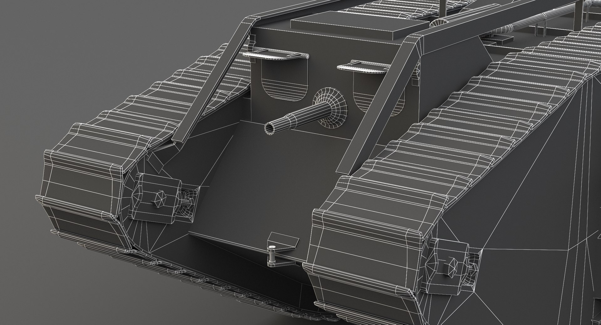 Mark Tank 3D Model - TurboSquid 1373628