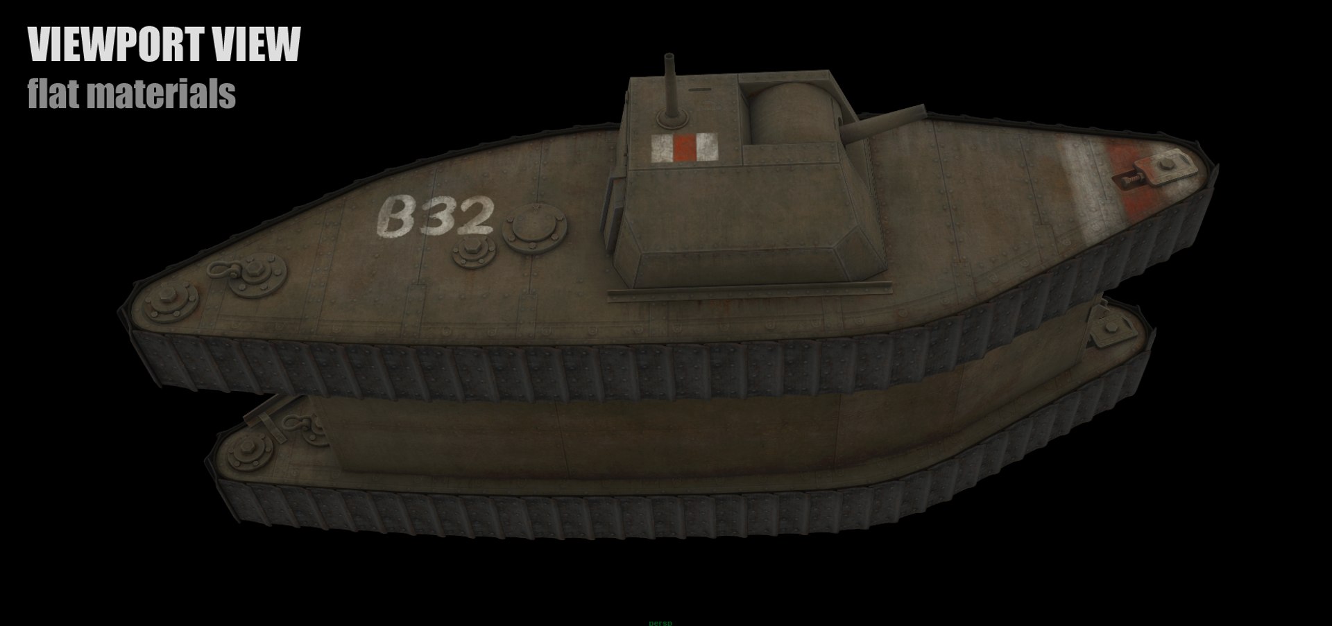 Mark Tank 3D Model - TurboSquid 1373628