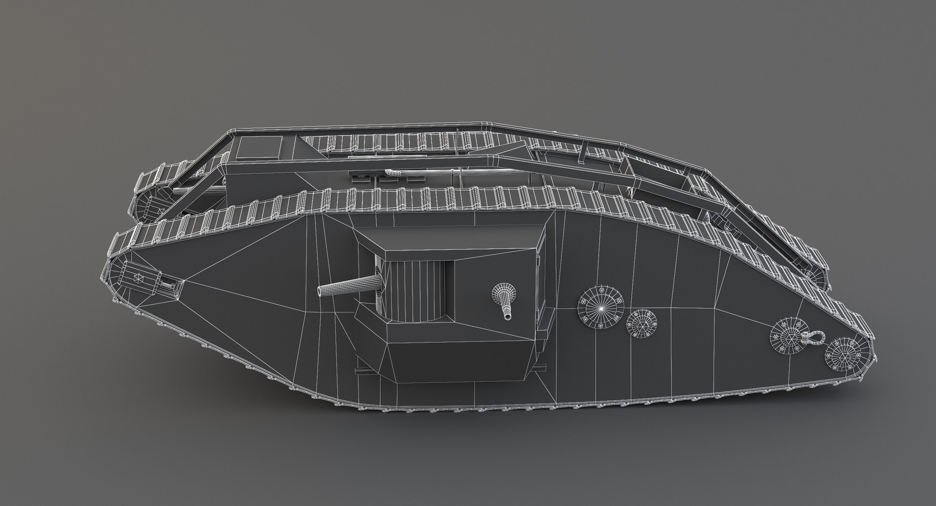 Mark Tank 3D Model - TurboSquid 1373628