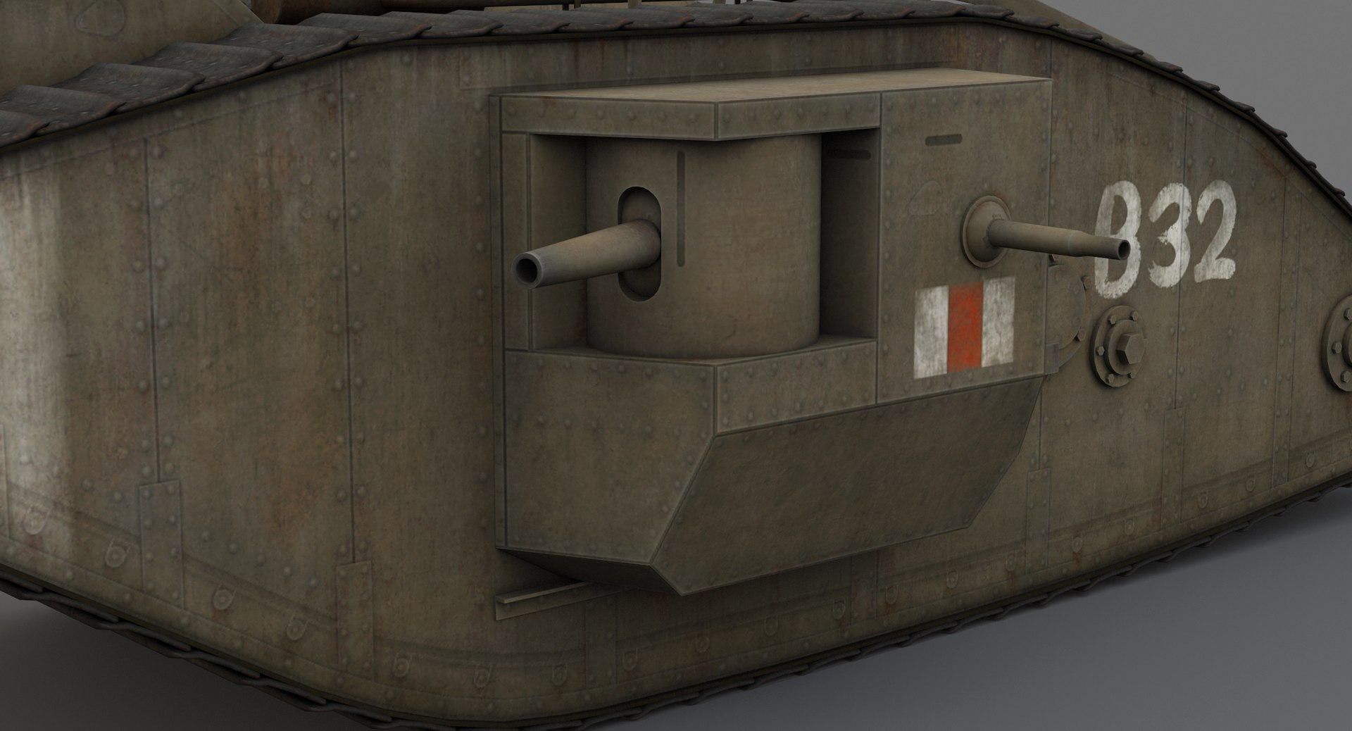 Mark Tank 3D Model - TurboSquid 1373628