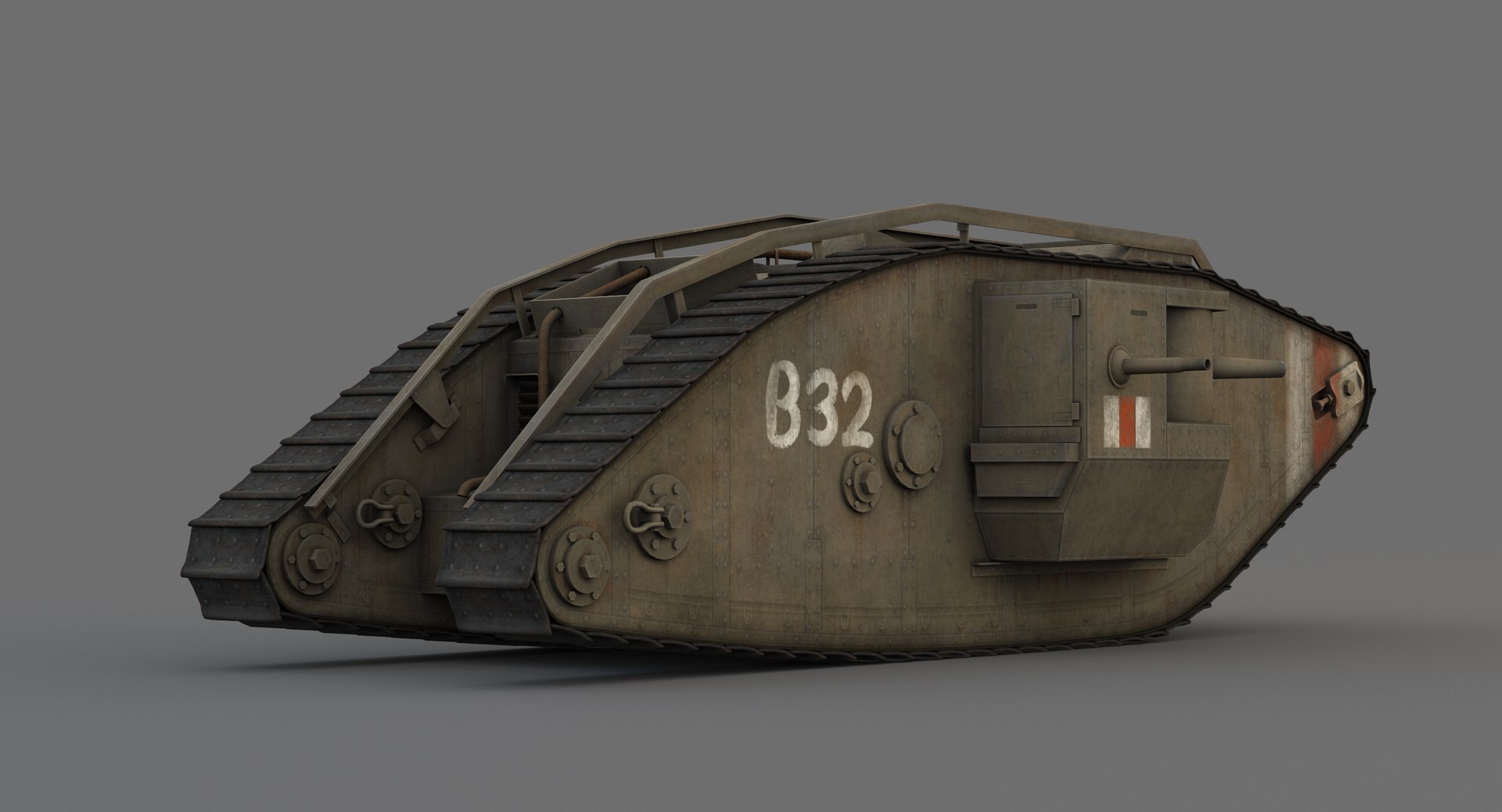 Mark Tank 3D Model - TurboSquid 1373628