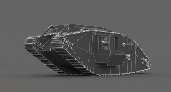 Mark tank 3D model - TurboSquid 1373628