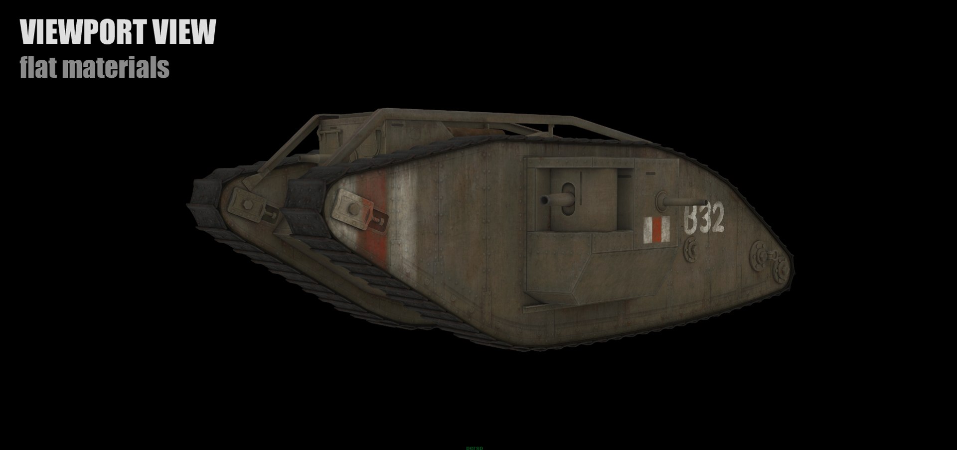 Mark Tank 3D Model - TurboSquid 1373628