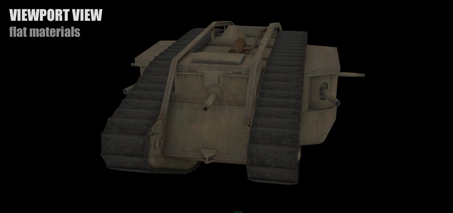 Mark Tank 3D Model - TurboSquid 1373628