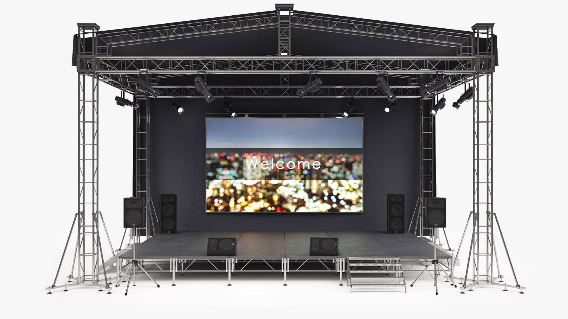 Concert Stage 3D - TurboSquid 1571361