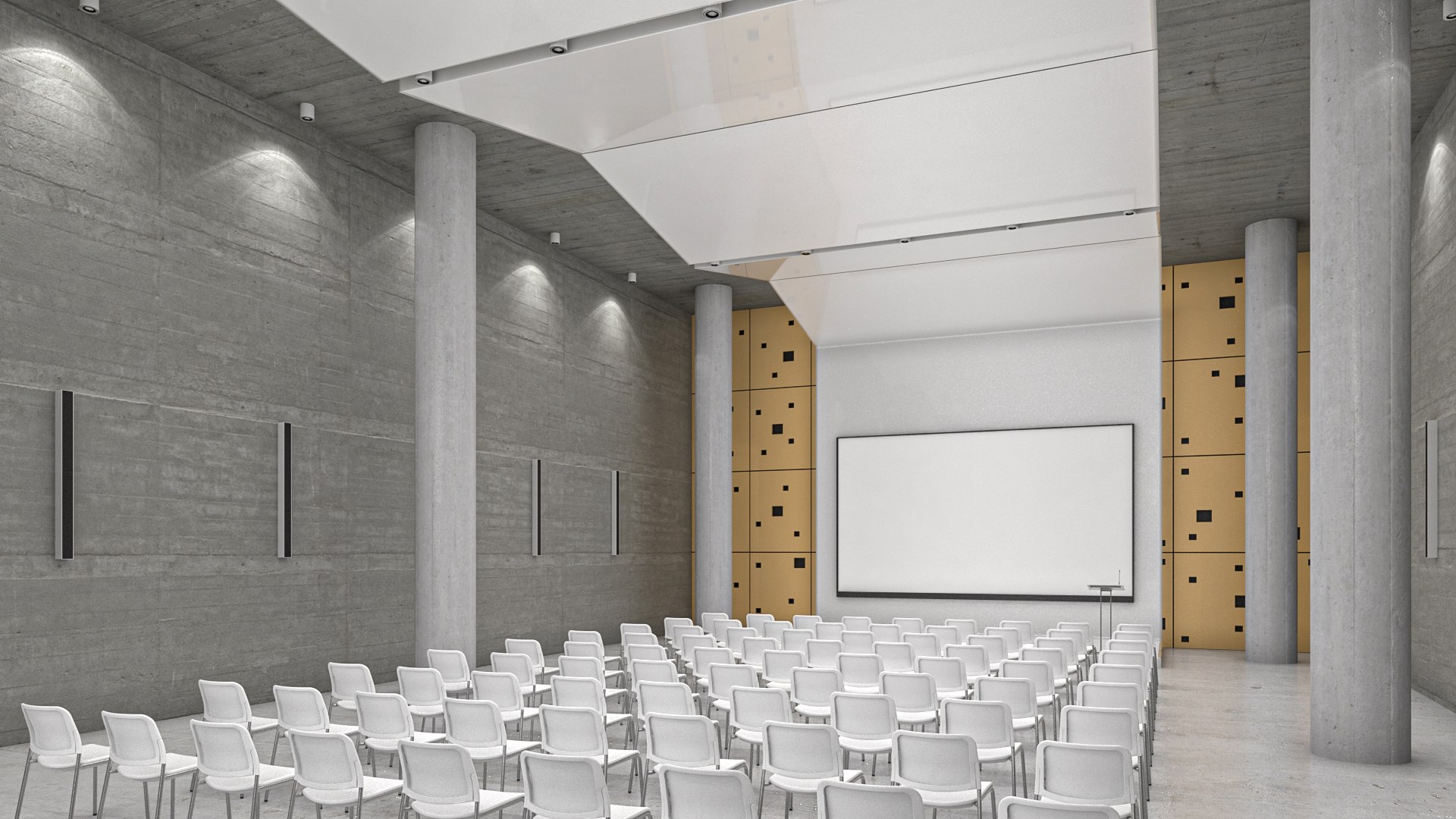Auditorium 6 3D Model - TurboSquid 2280814