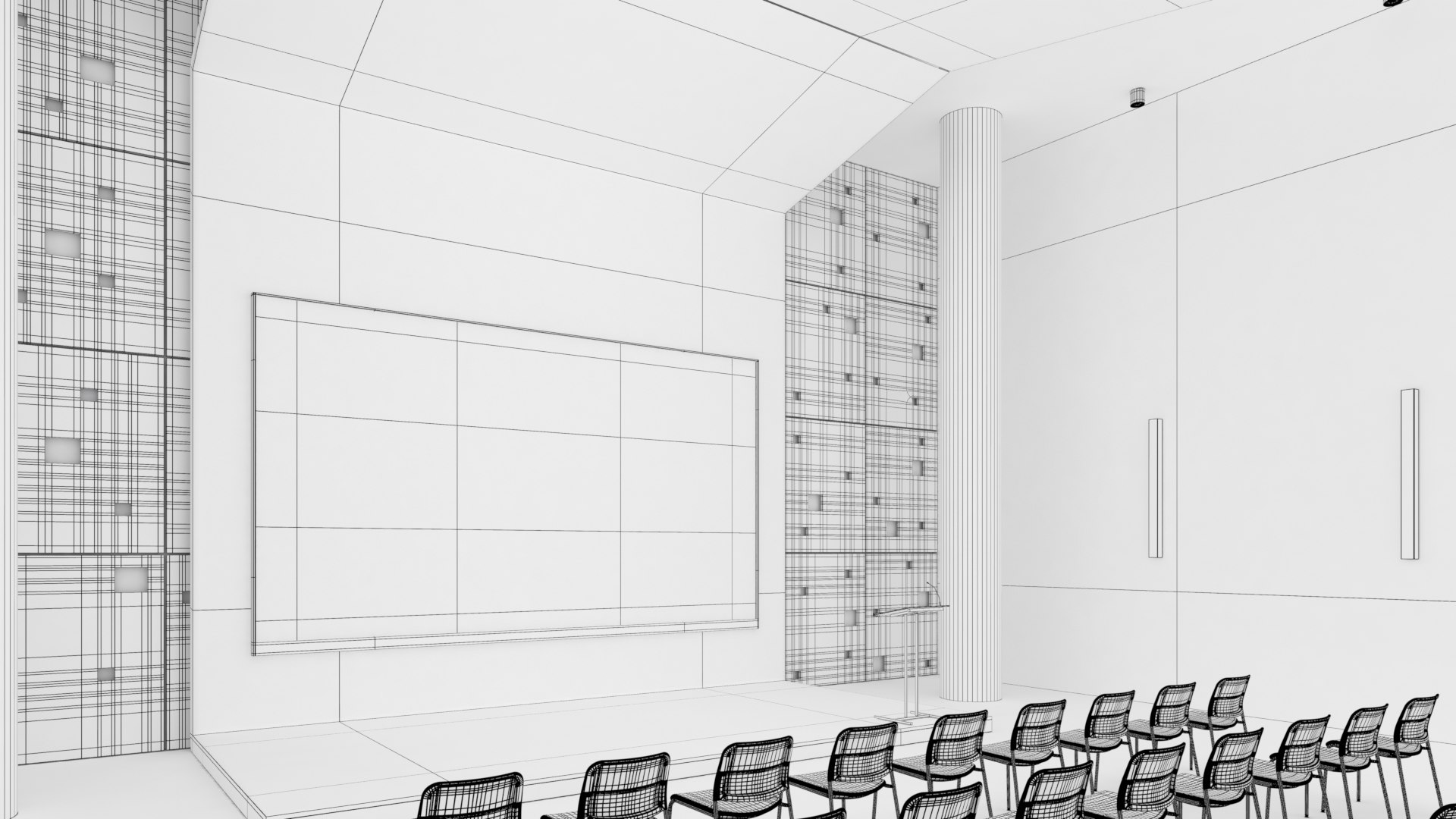 Auditorium 6 3D Model - TurboSquid 2280814