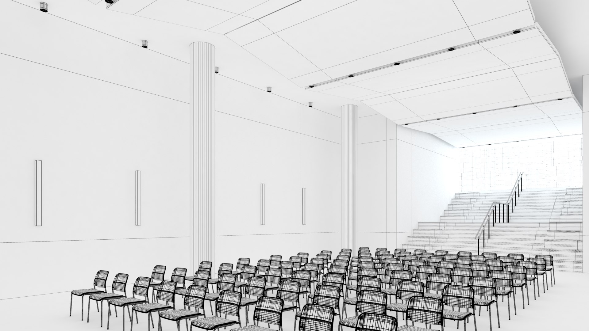 Auditorium 6 3D Model - TurboSquid 2280814