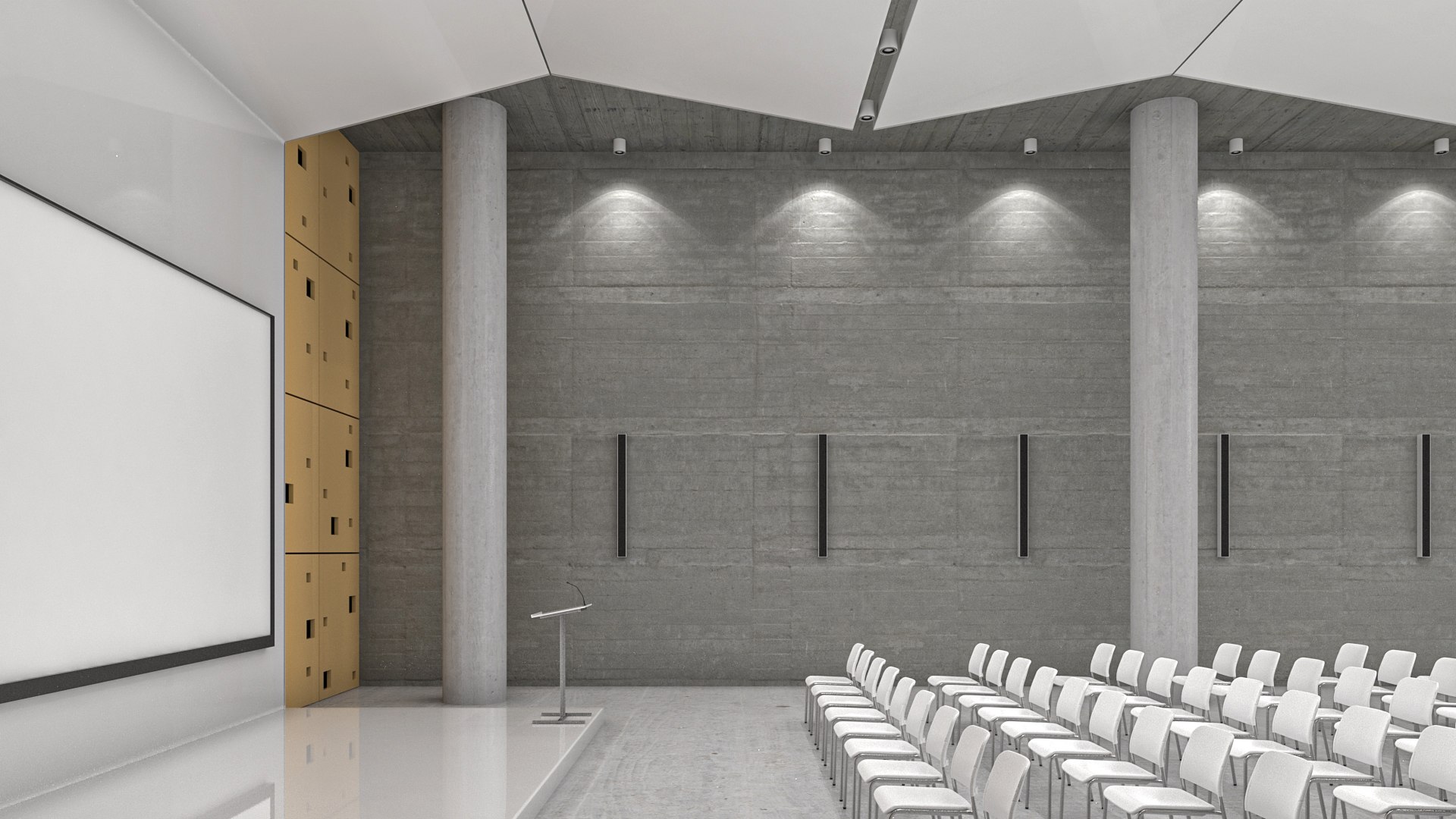 Auditorium 6 3D Model - TurboSquid 2280814