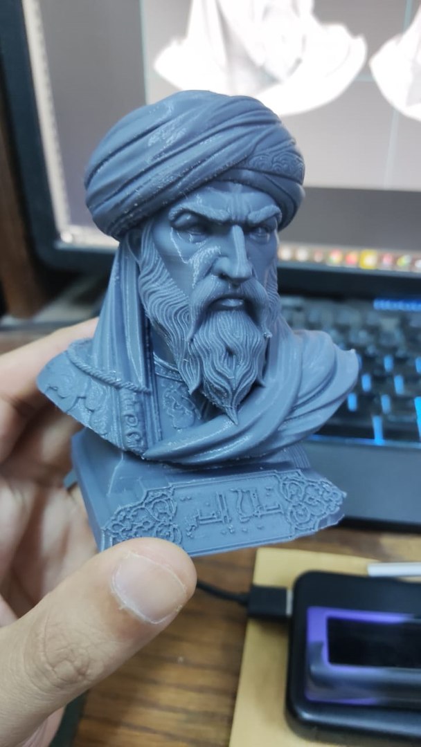 Saladin Head Bust Statue For Render And 3D Print Model - TurboSquid 2429320