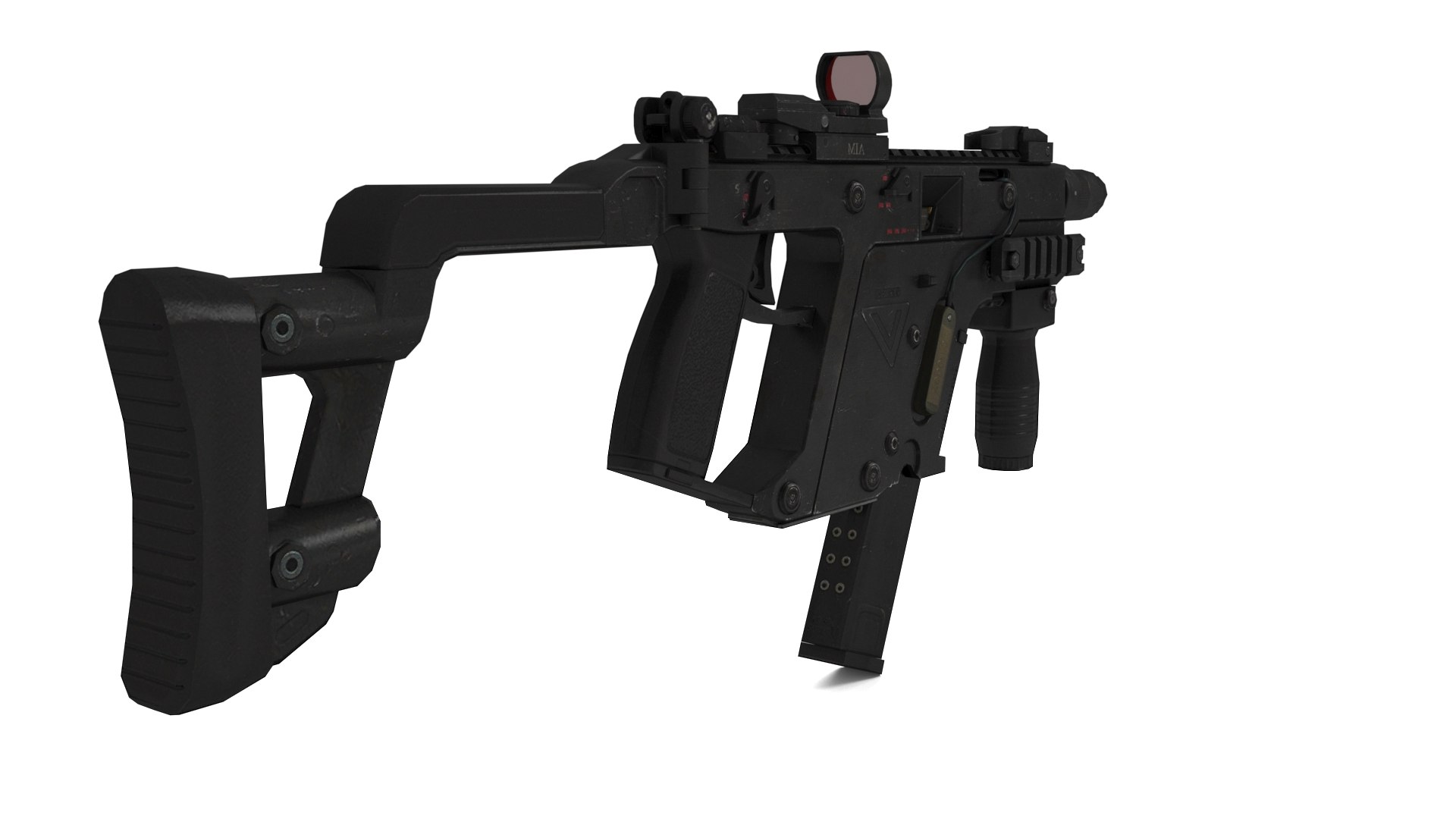 3D Vector Gun V - TurboSquid 1688964