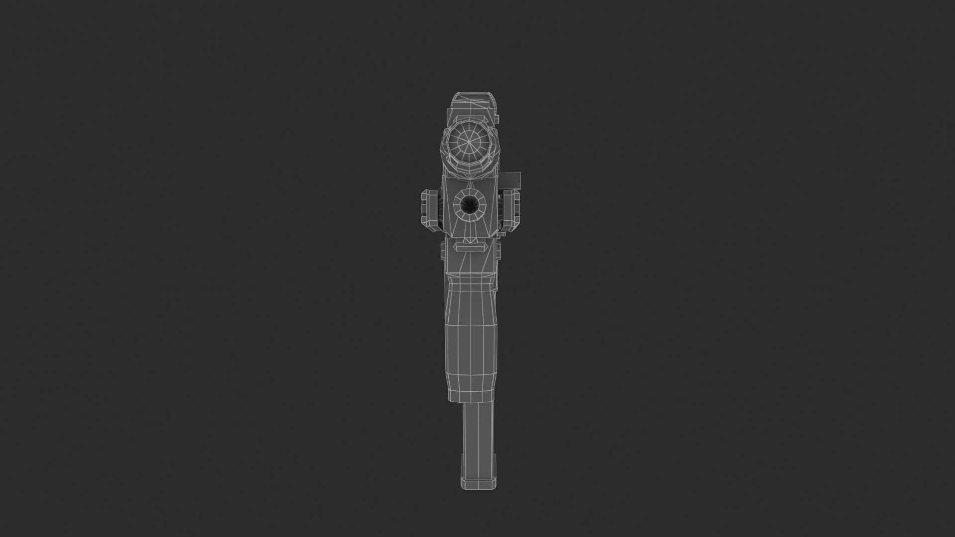 3D Vector Gun V - TurboSquid 1688964