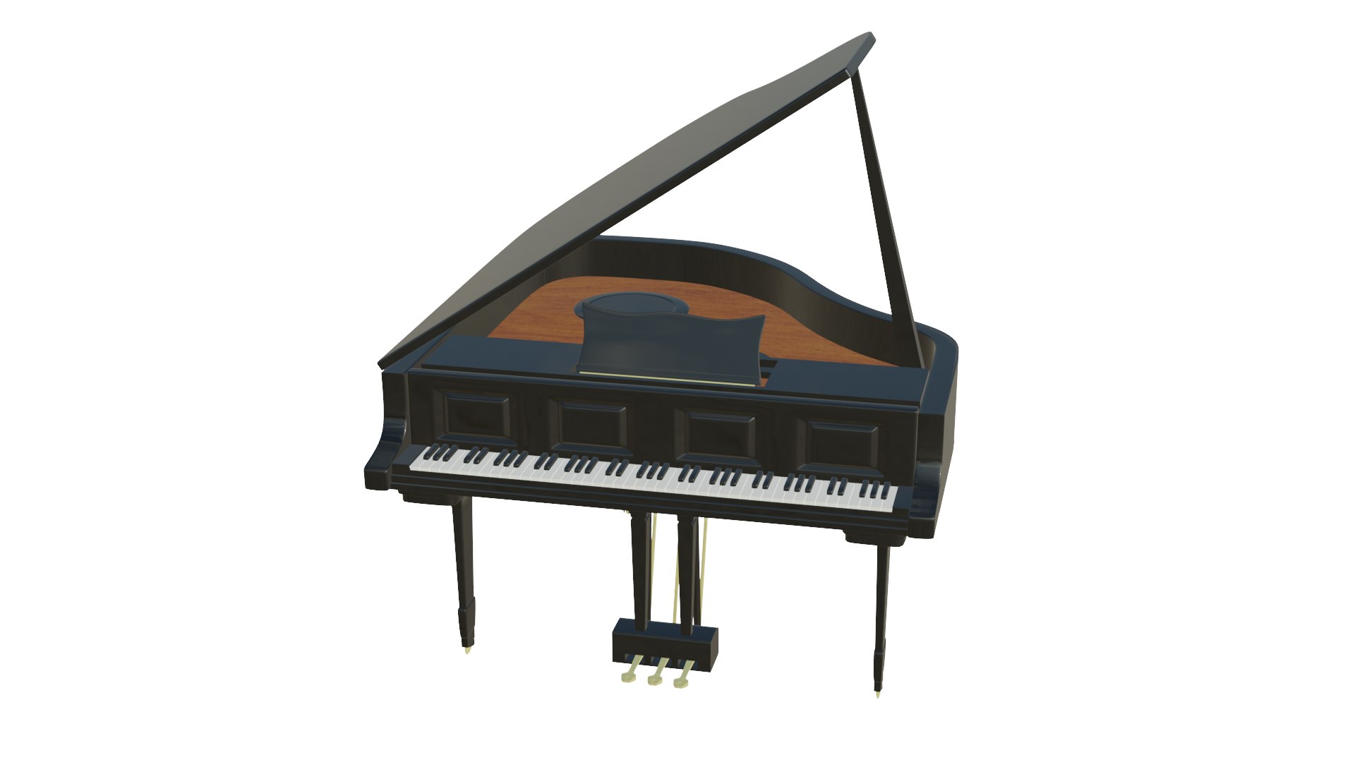 PIANO 3D - TurboSquid 1858715