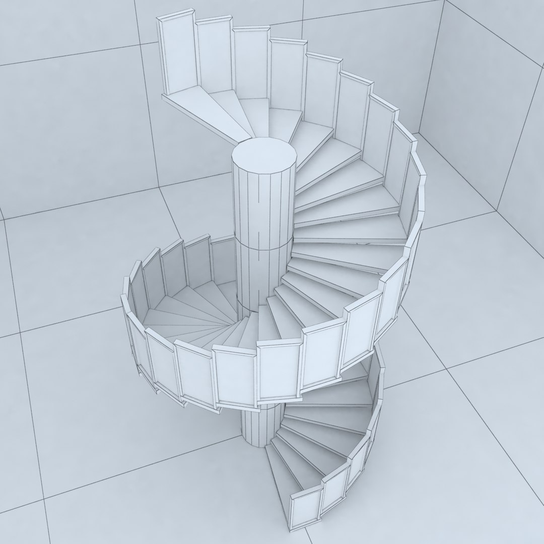 3d stairs architectural design