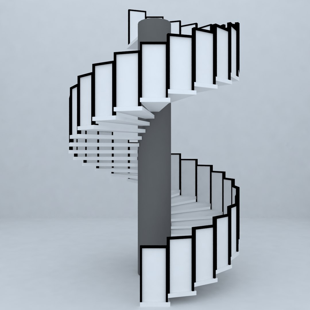 3d stairs architectural design