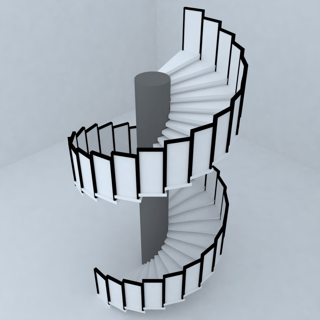 3d stairs architectural design