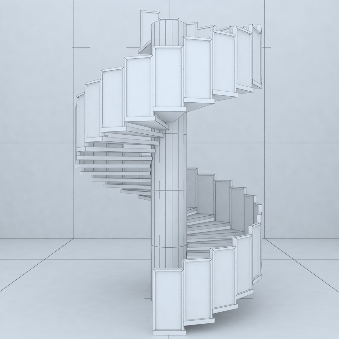 3d stairs architectural design