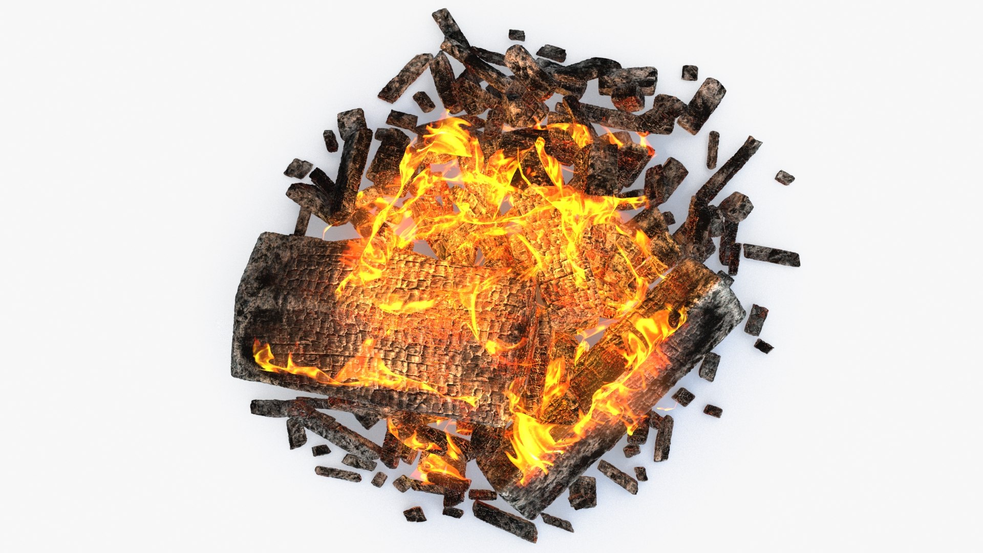 Bonfire V2 3D Model - TurboSquid 2069520