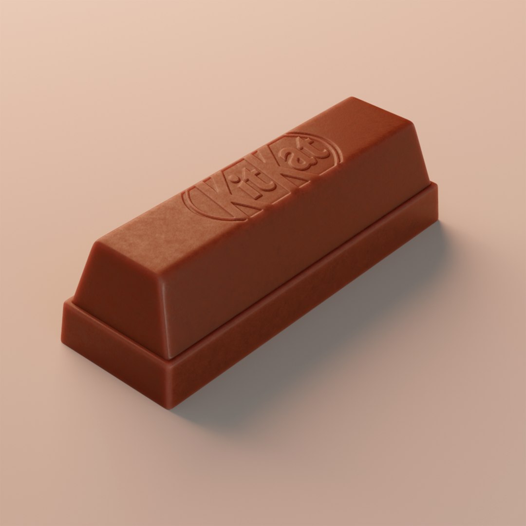 3D Kit Kat Model - TurboSquid 1702080