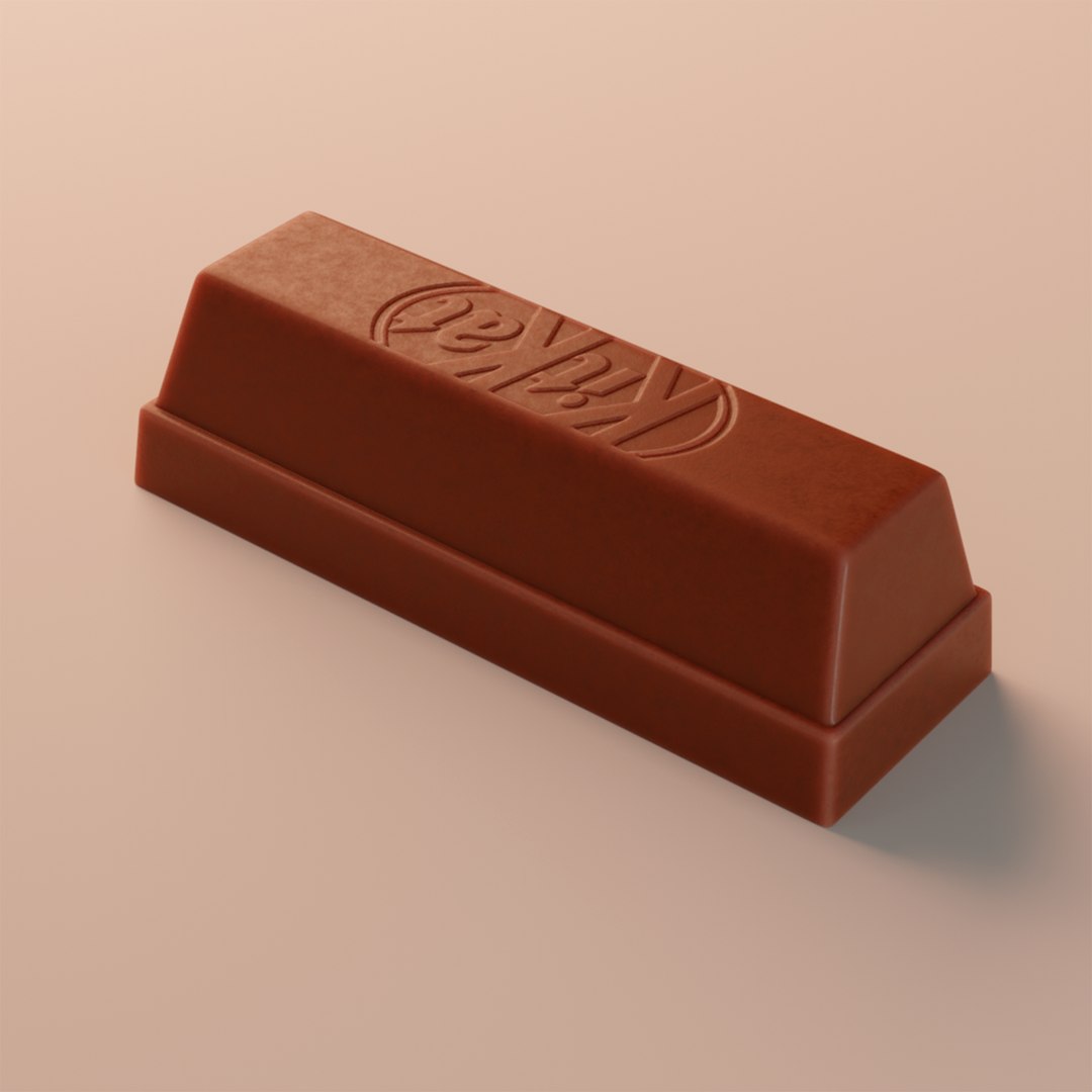 3D Kit Kat Model - TurboSquid 1702080