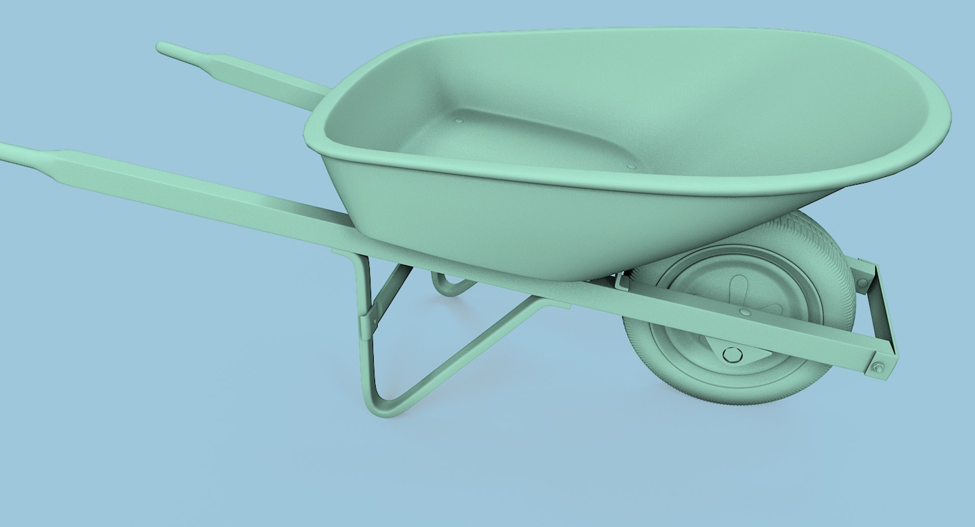 3d Model Wheelbarrow Build Industry