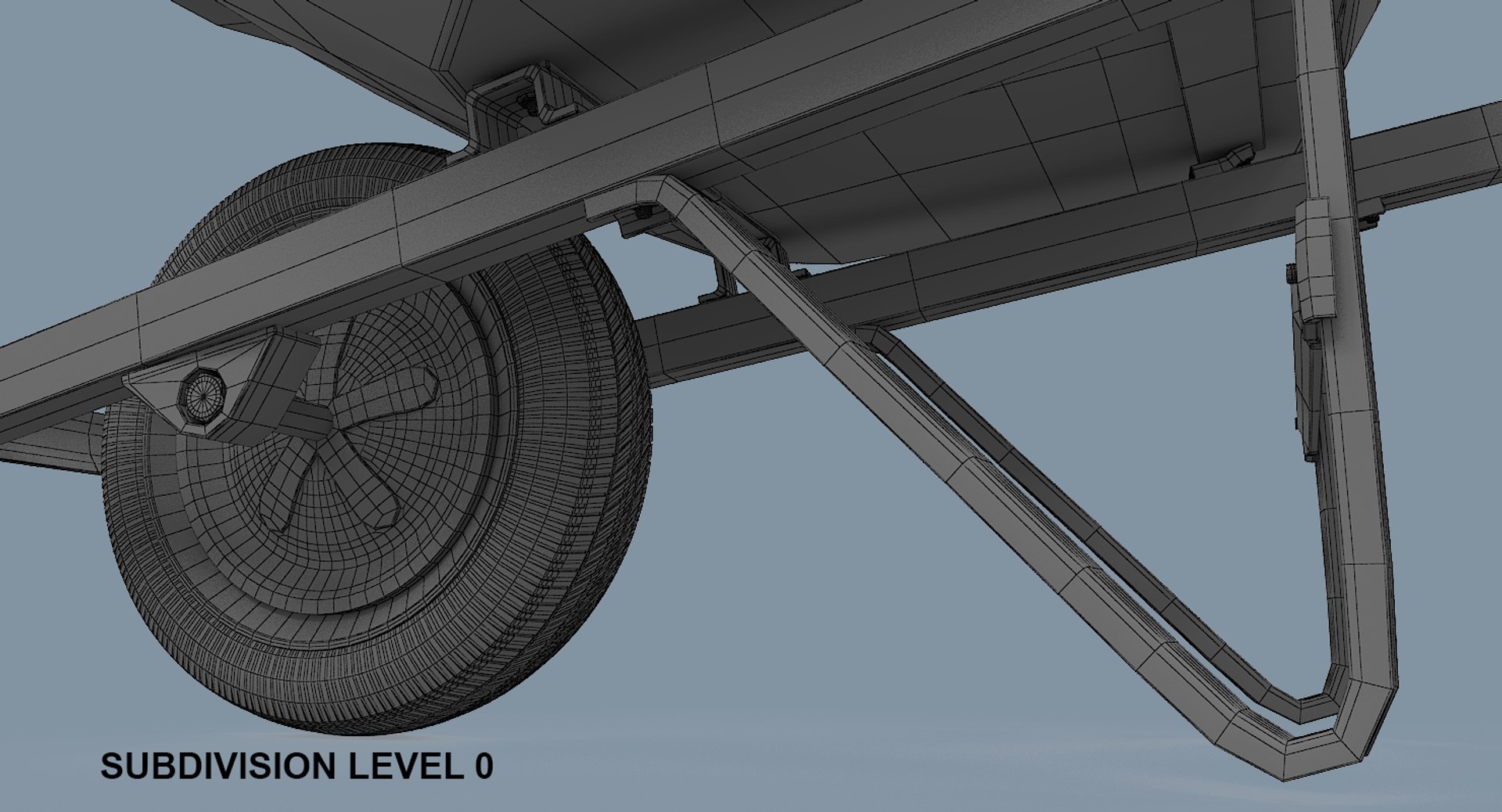 3d Model Wheelbarrow Build Industry