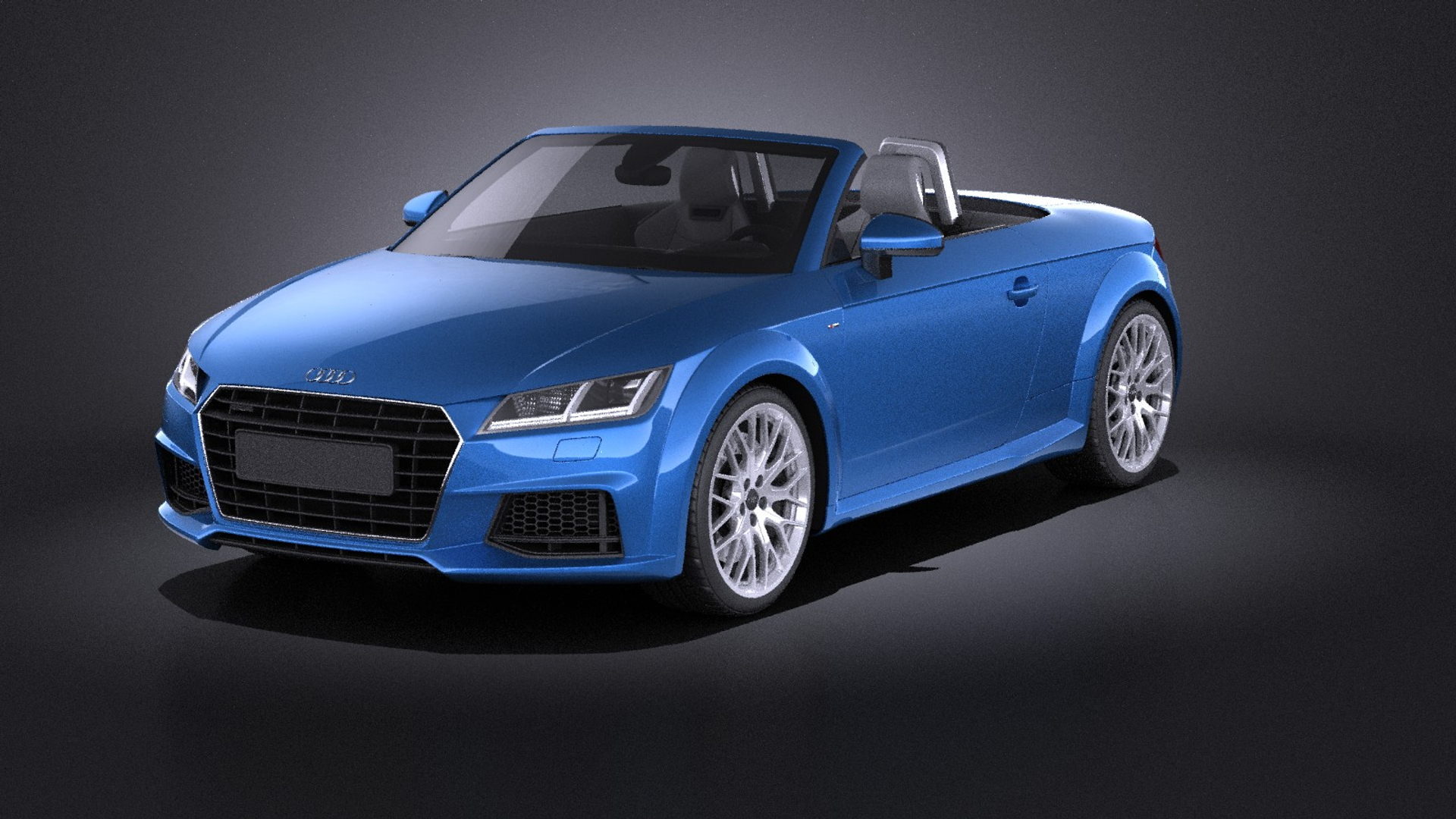 3d model of 2015 roadster audi