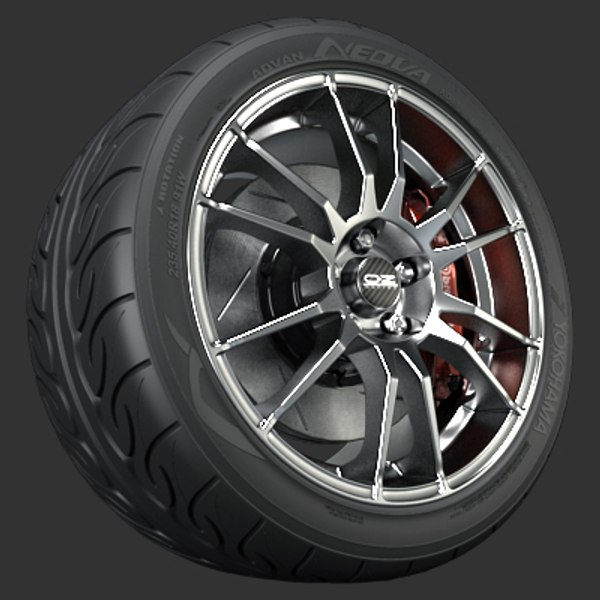 pack wheel 3d model