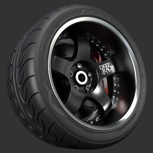 pack wheel 3d model
