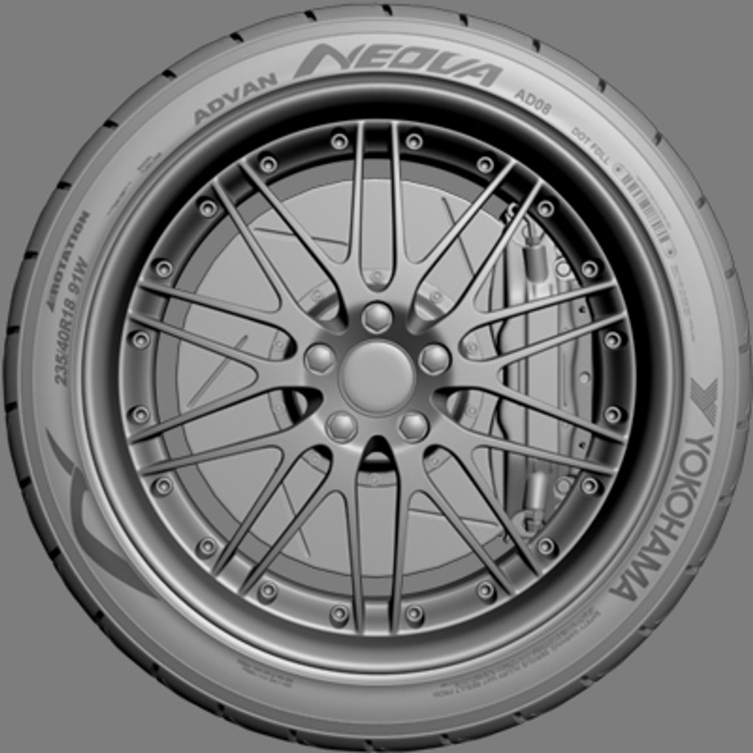 Pack Wheel 3d Model