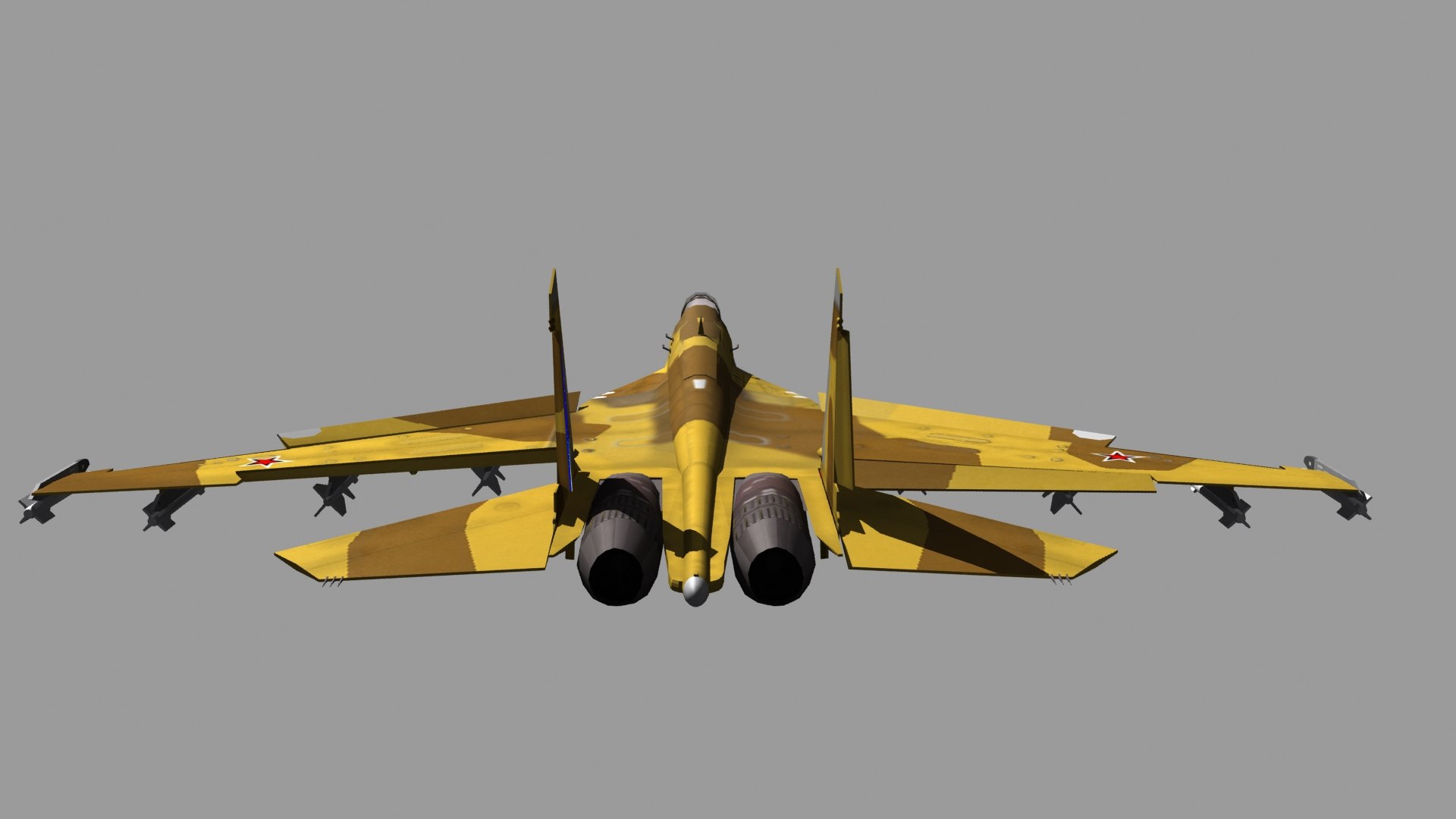 Sukhoi Su-27 3D Model - TurboSquid 1936381