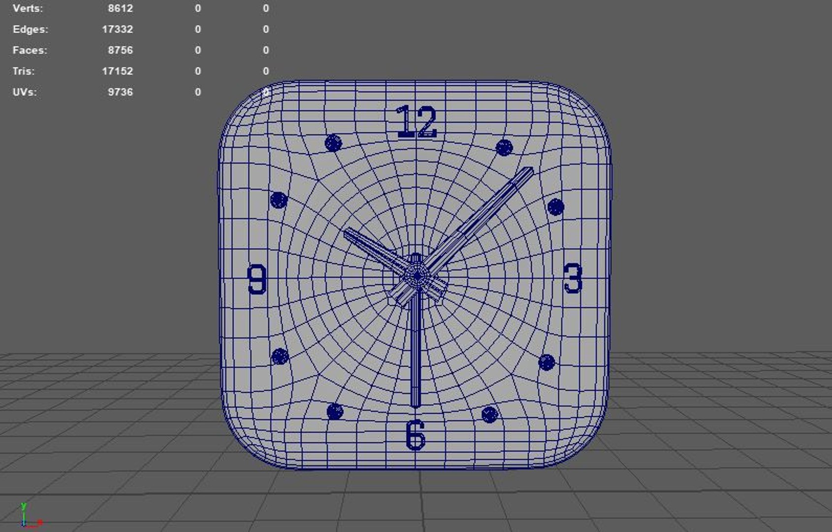 Clock Icon 3D Model 3D Model - TurboSquid 2336045
