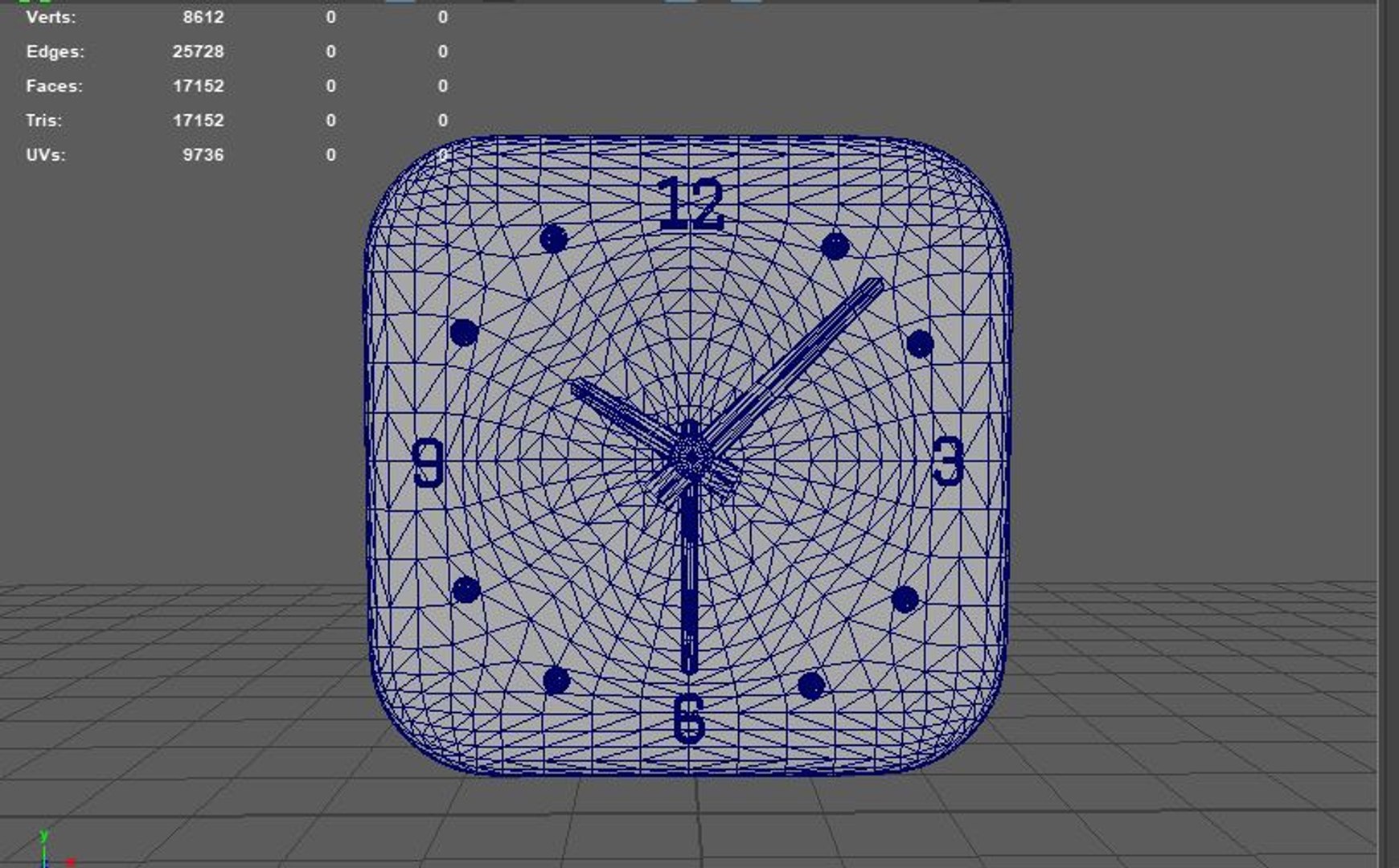 Clock Icon 3D Model 3D Model - TurboSquid 2336045