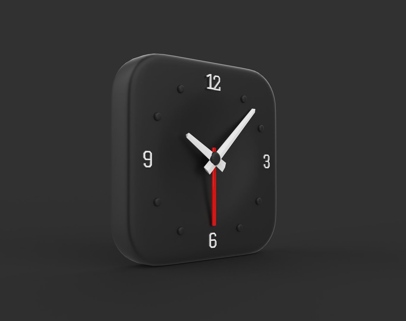 Clock Icon 3D Model 3D Model - TurboSquid 2336045