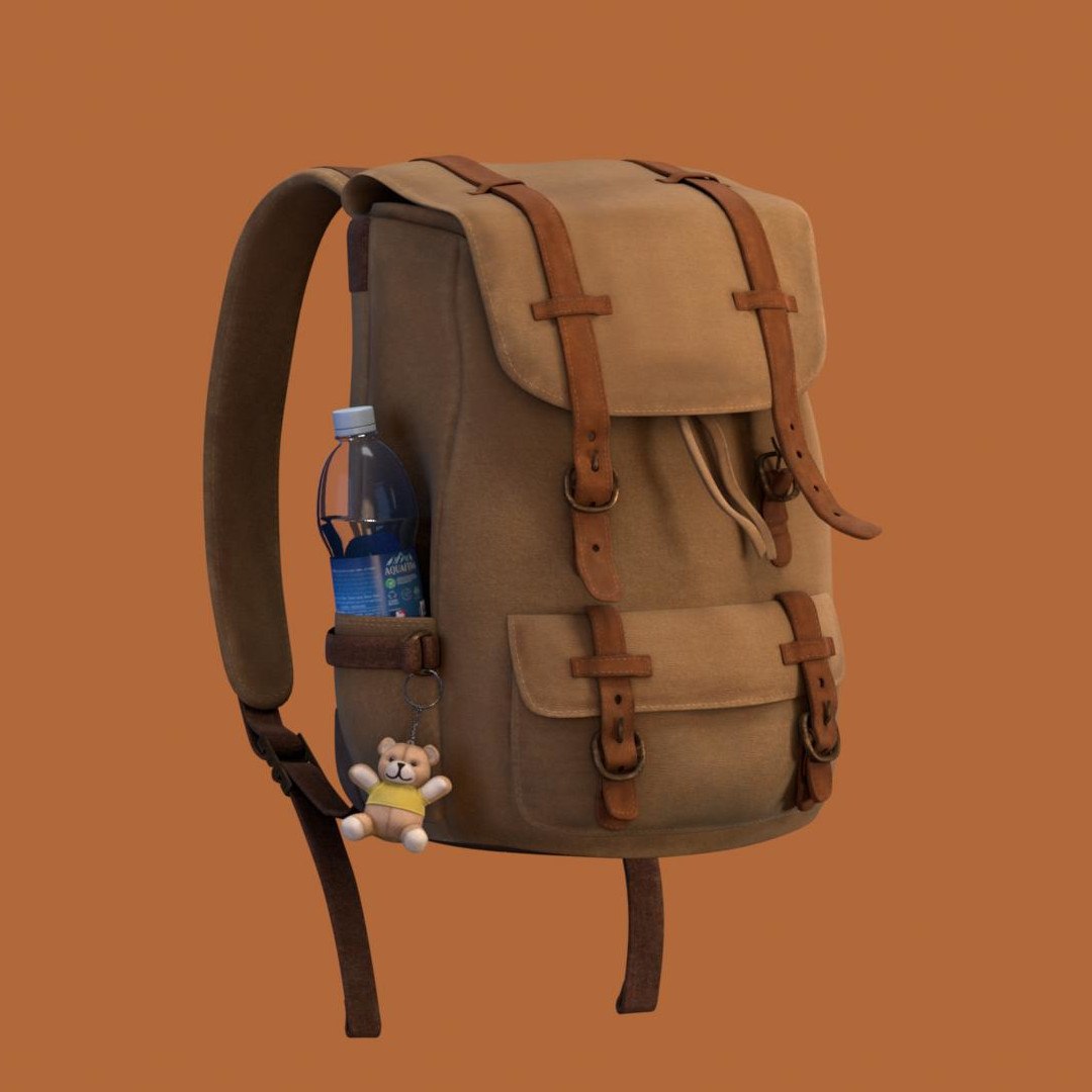 Adventure Backpack Model With Texture 4k 3D Model - TurboSquid 2037301