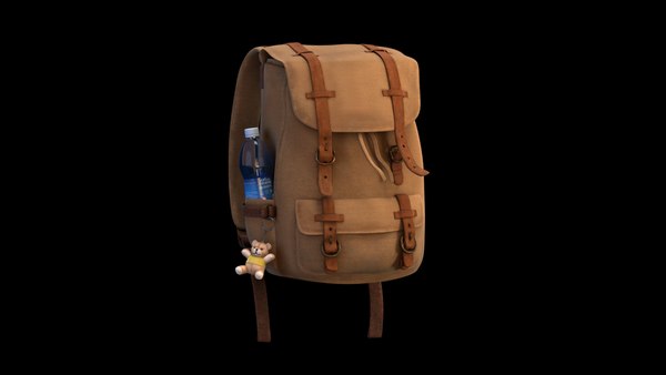 Adventure Backpack model with texture 4k 3D model - TurboSquid 2037301