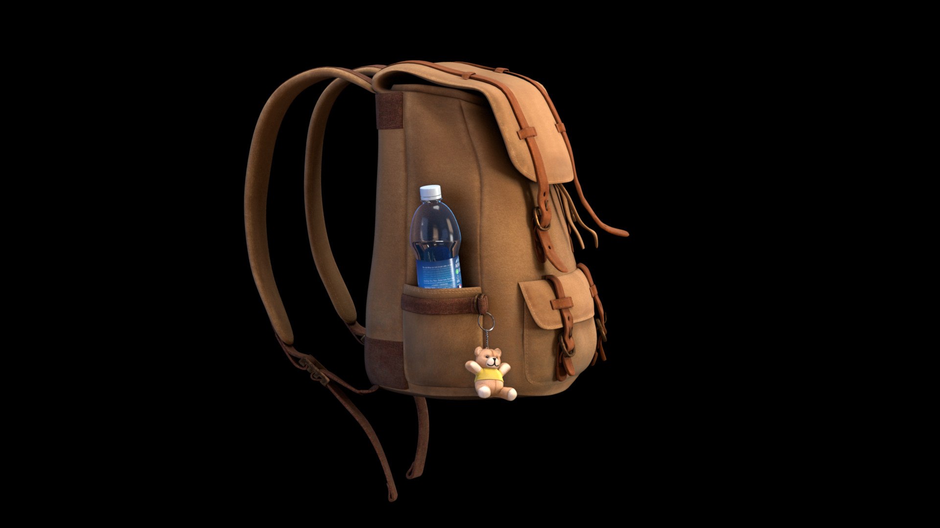 Adventure Backpack Model With Texture 4k 3D Model - TurboSquid 2037301