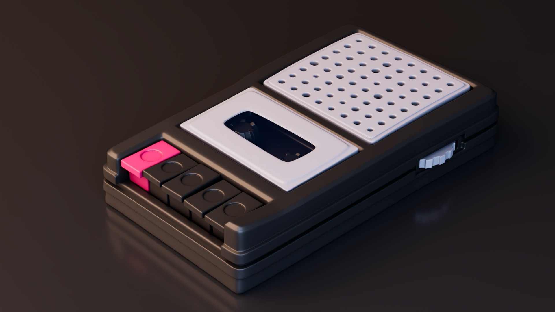 3D Model Portable Tap Recorder - TurboSquid 2422073