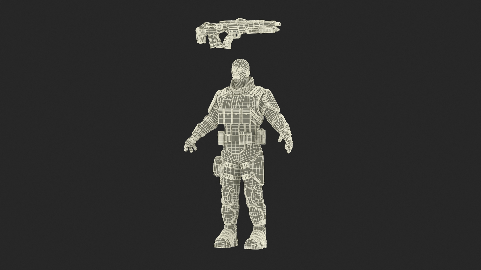 Future Soldier Fully Equipped Model - TurboSquid 2307295